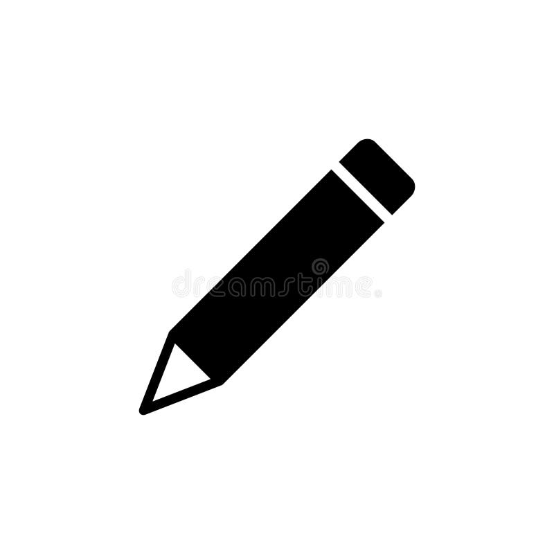 Pencil Icon . Pen Symbol. Edit Icon Vector Stock Illustration ...