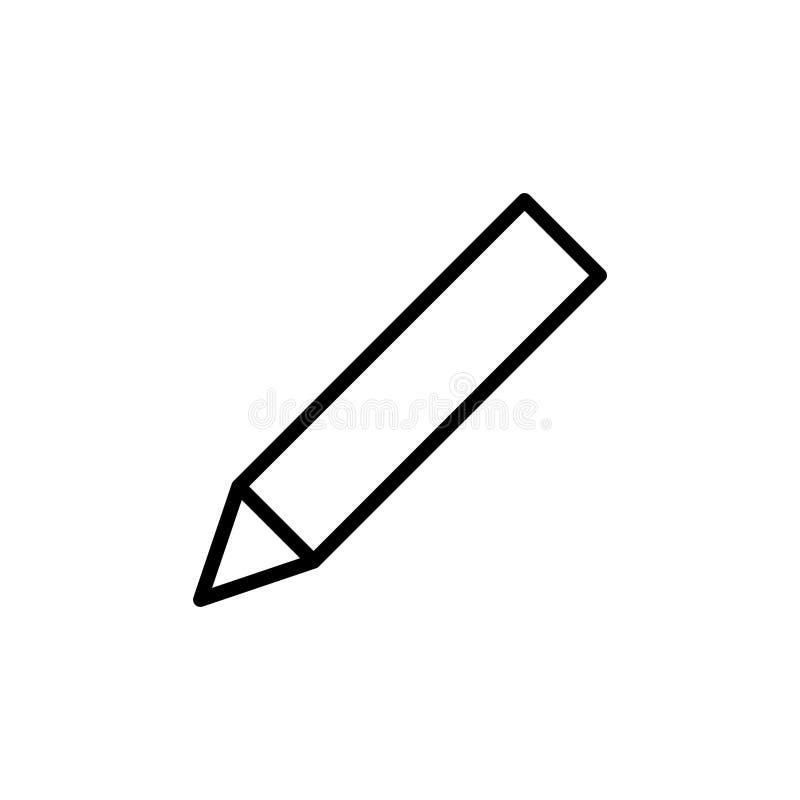 Pencil Icon . Pen Symbol. Edit Icon Vector Stock Vector - Illustration ...