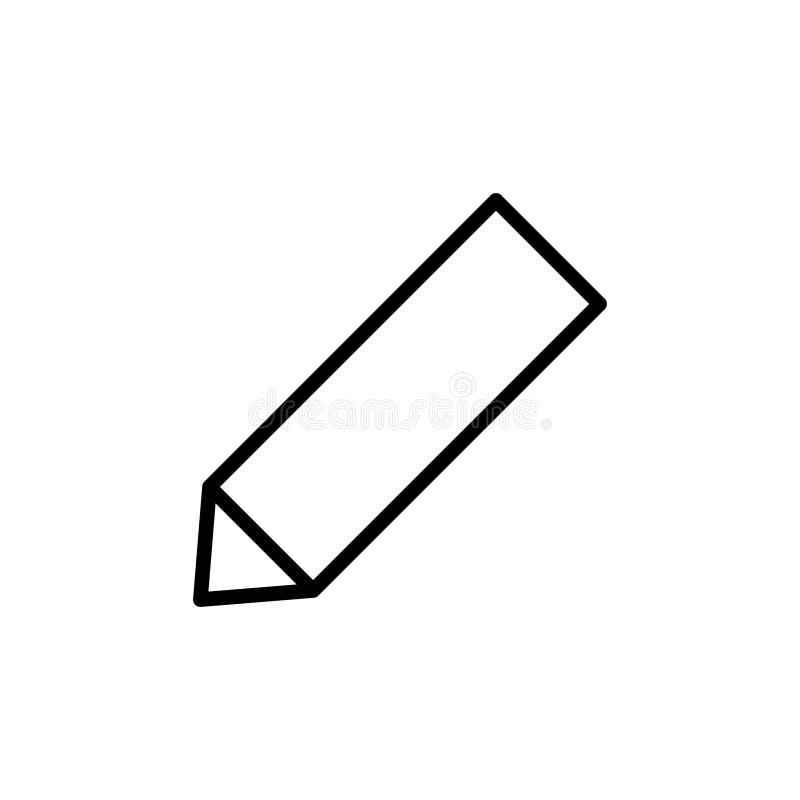 Pencil Icon . Pen Symbol. Edit Icon Vector Stock Vector - Illustration ...