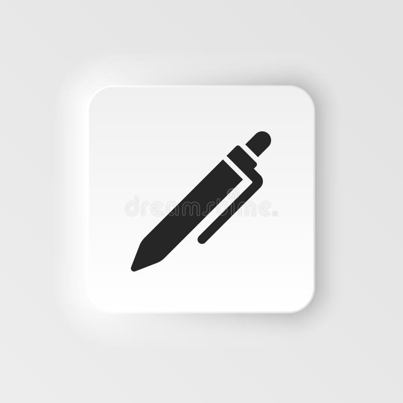 Pencil Icon - Vector. Simple Element Illustration from UI Concept Stock ...
