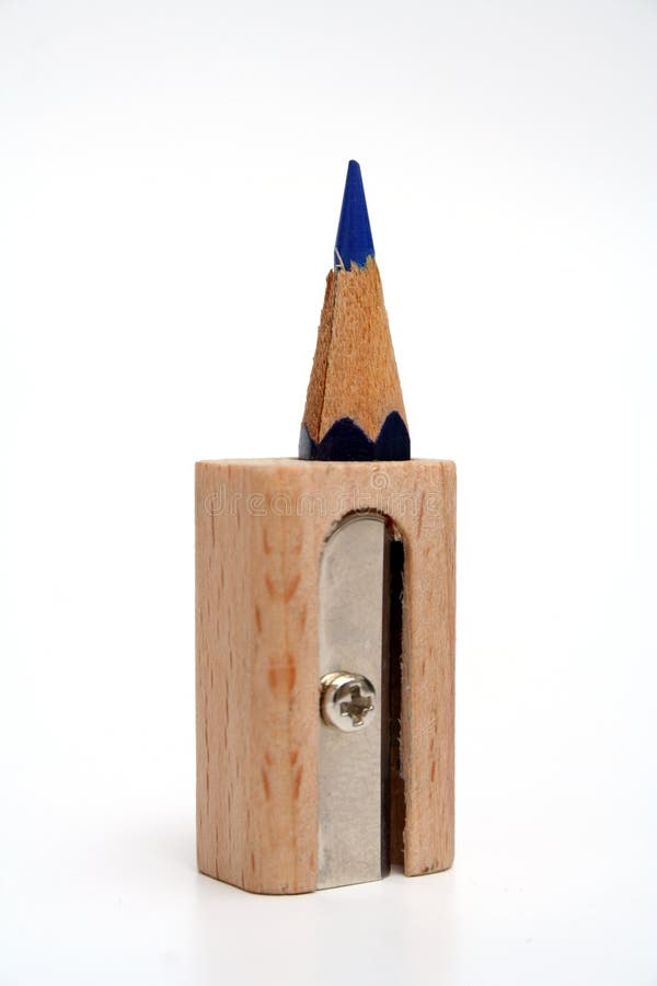Pencil Inside of a Sharpener for Pencils Which Stands Vertically Stock ...