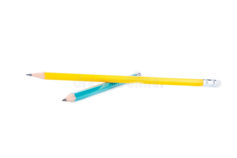 Pencil isolated on white stock image. Image of wood - 105474565