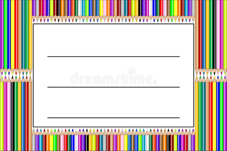 Pencil label vector stock vector. Illustration of background - 6901591