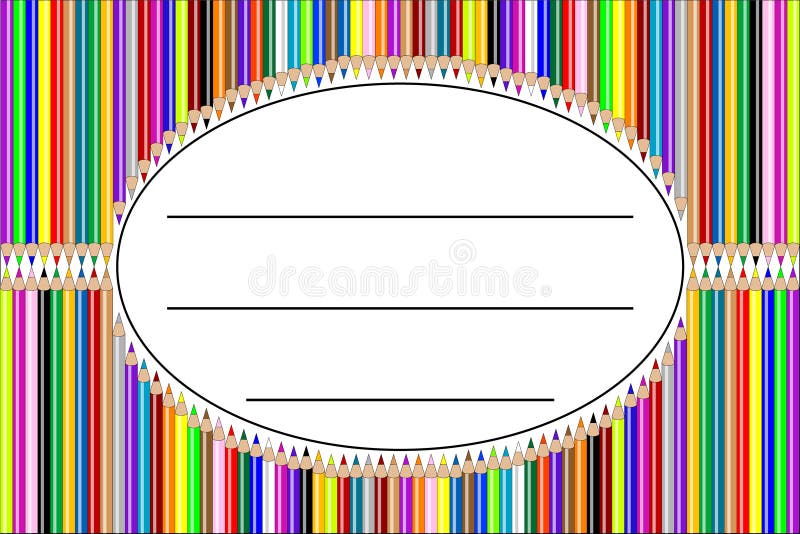Pencil label vector stock vector. Illustration of background - 6901591