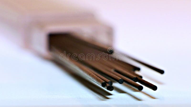 Pencil lead close up stock image. Image of handwriting - 366818081
