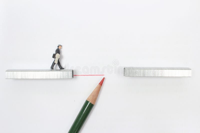 A Pencil Link Up the Link for Success Stock Image - Image of pencil ...