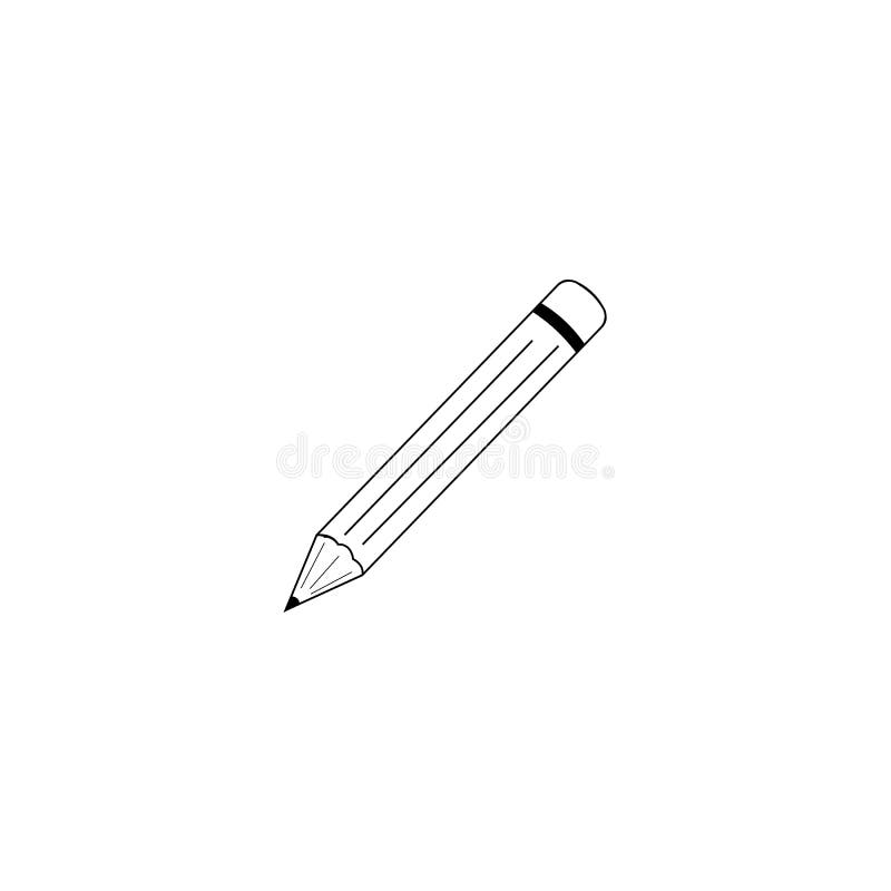 Pencil logo icon vector stock illustration. Illustration of pencil ... Pencil logo icon vector stock illustration. Illustration of pencil ...