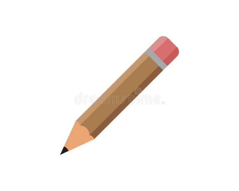 Pencil Logo and Check Mark Icon Stock Vector - Illustration of clipart ...