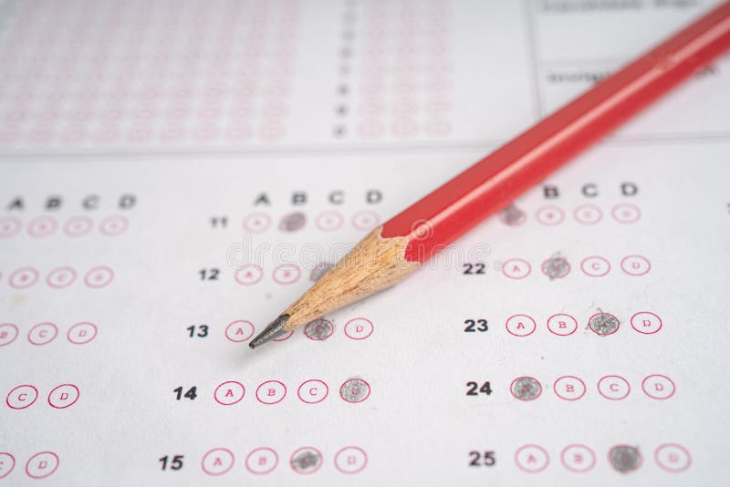 Pencil on Mathematic Formula Exercise Test Paper in Education School ...