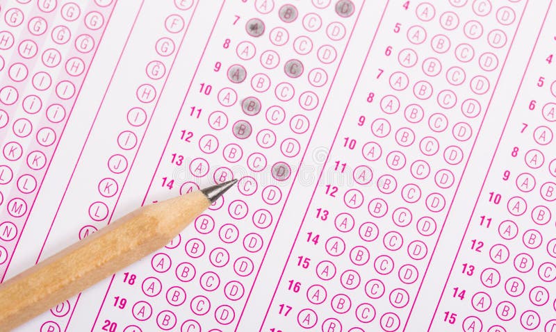 Multiple choice test stock image. Image of answer, exams - 4579631
