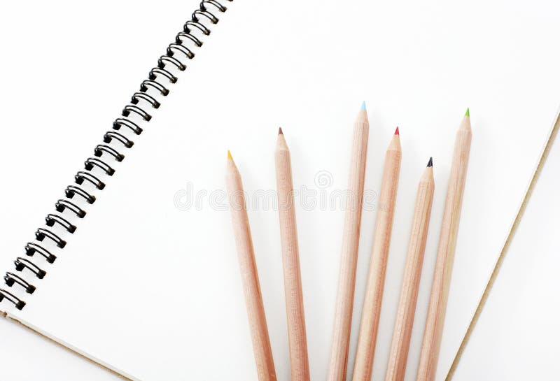 Pencil and notebook stock photo. Image of files, notes - 40655932