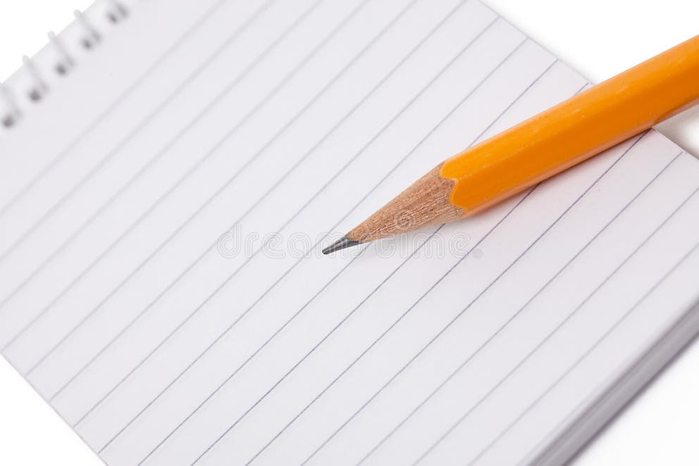 Pencil and notepad stock photo. Image of pencil, business - 12324818