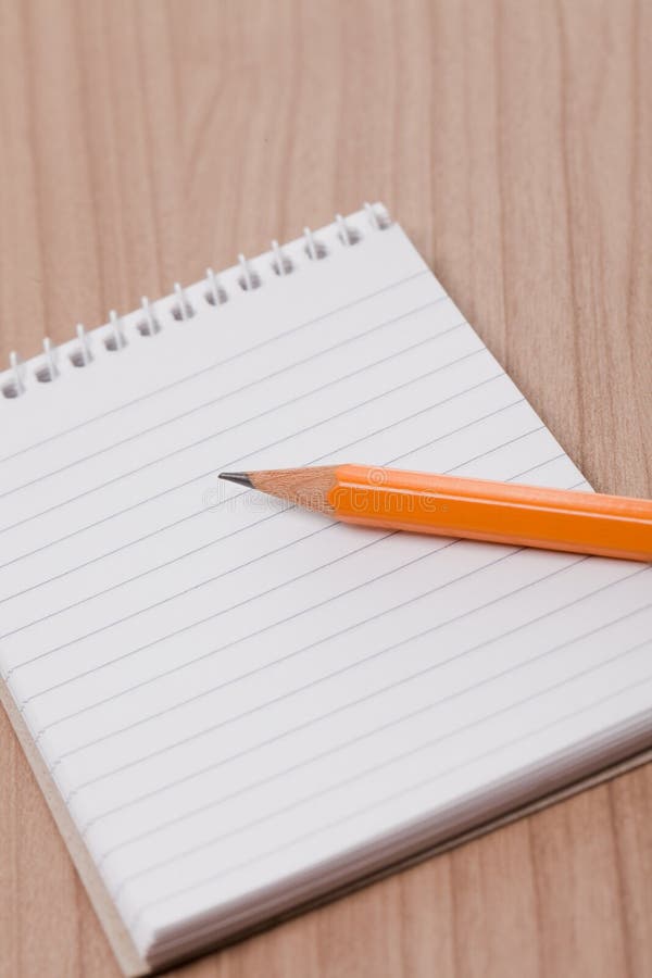 Pencil and notepad stock photo. Image of pencil, business - 12324818