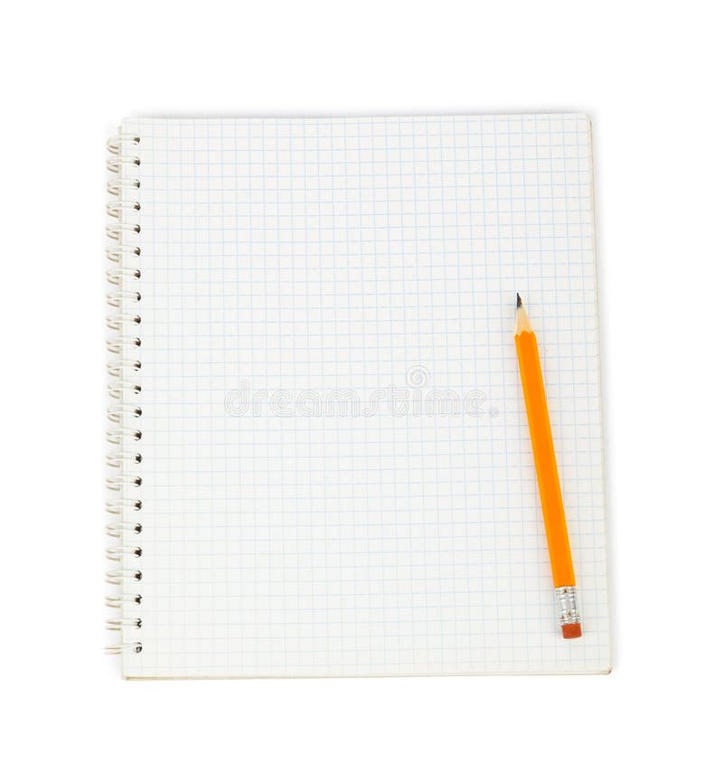 Notebook and pencil stock photo. Image of educate, note - 1840064