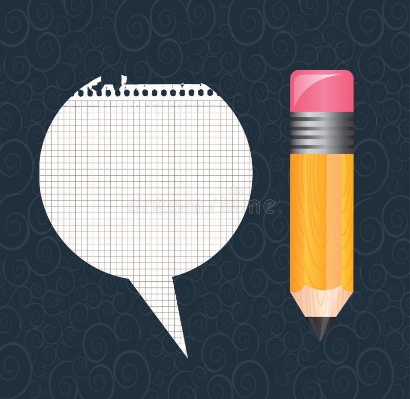 Pencil Caption Balloon Stock Illustrations – 11 Pencil Caption Balloon ...