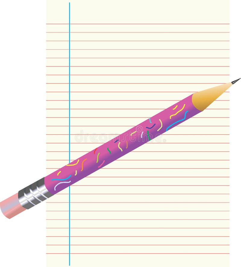 Pencil And Paper Picture. Image: 3564861