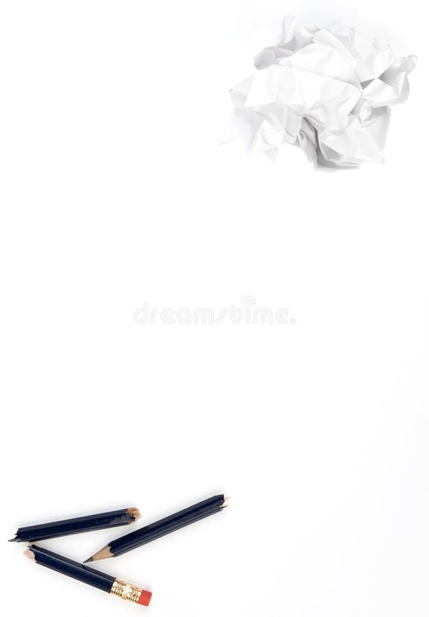 Pencil On Paper Picture. Image: 9054891