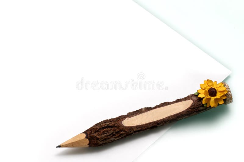 Pencil and paper note stock image. Image of reminder, sharp - 9861403