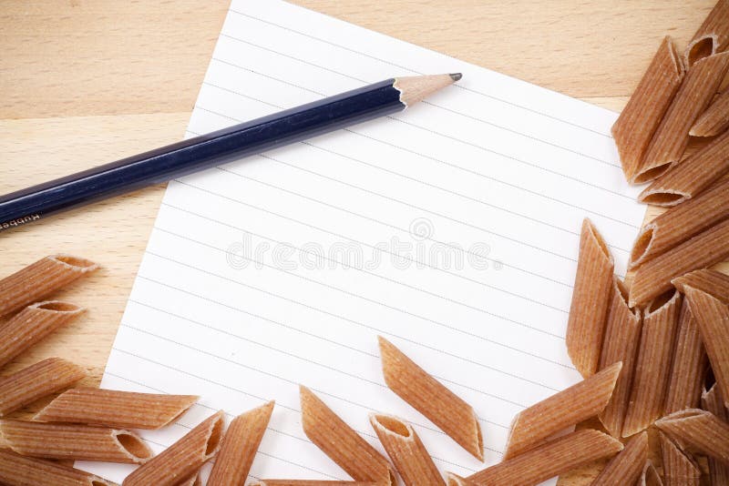 Pencil and paper sheet stock photo. Image of copy, stripes - 75494160