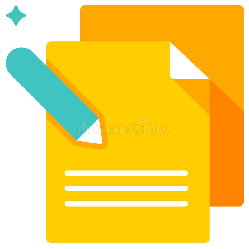 Taking Note Flat Illustration Stock Vector - Illustration of taking ...