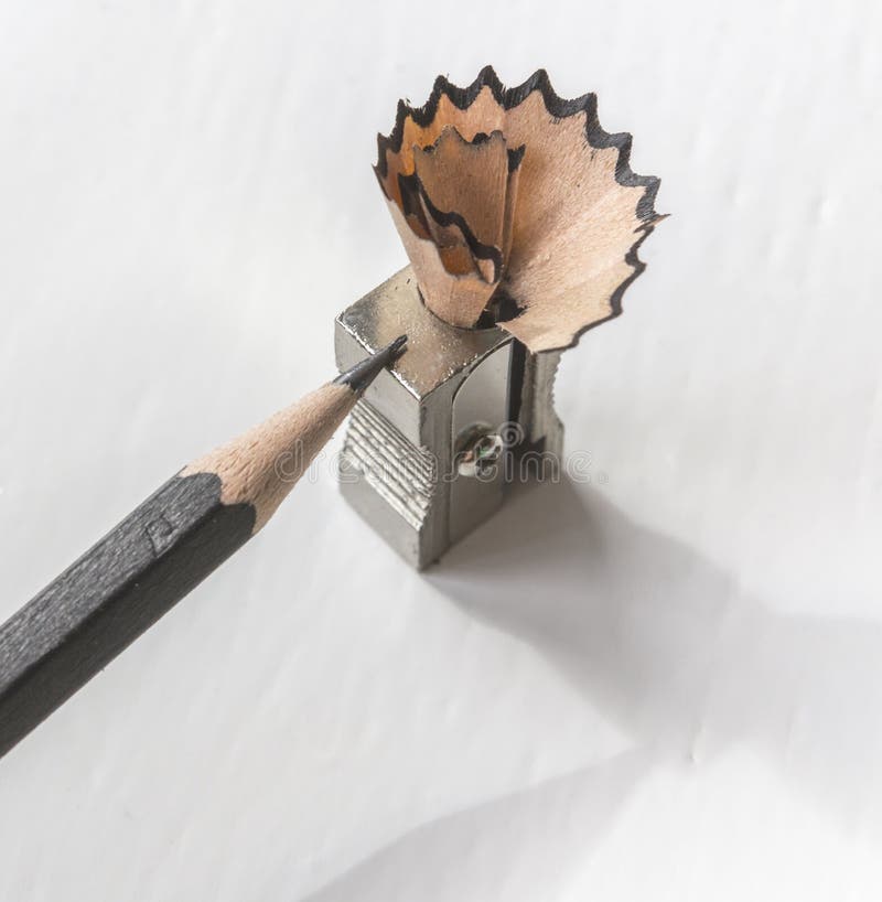 Pencil with pencil waste stock photo. Image of home, drawing - 33037680