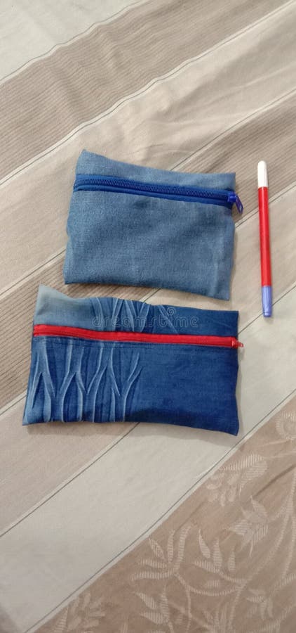 Pencil pouch recycle stock image. Image of case, pencil - 227578947