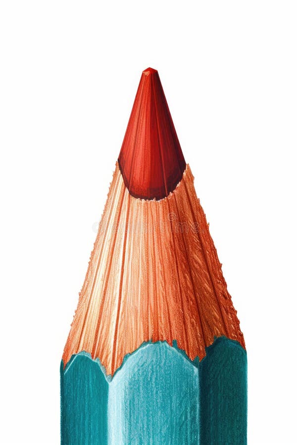 Pencil with Red Eraser stock photo. Image of draw, abstract - 366633056