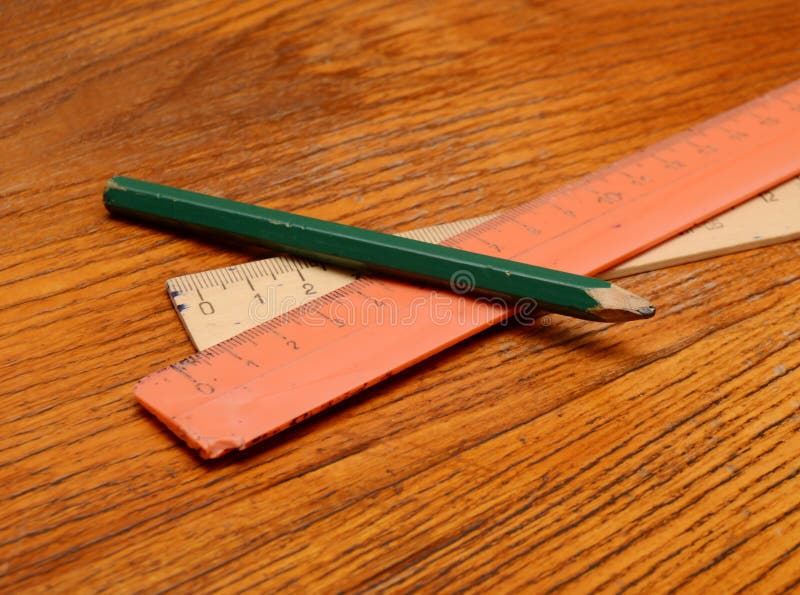 Pencil and rulers stock photo. Image of activity, employment - 83571024