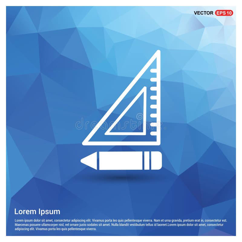 Pencil scale icon stock vector. Illustration of draw - 132410621