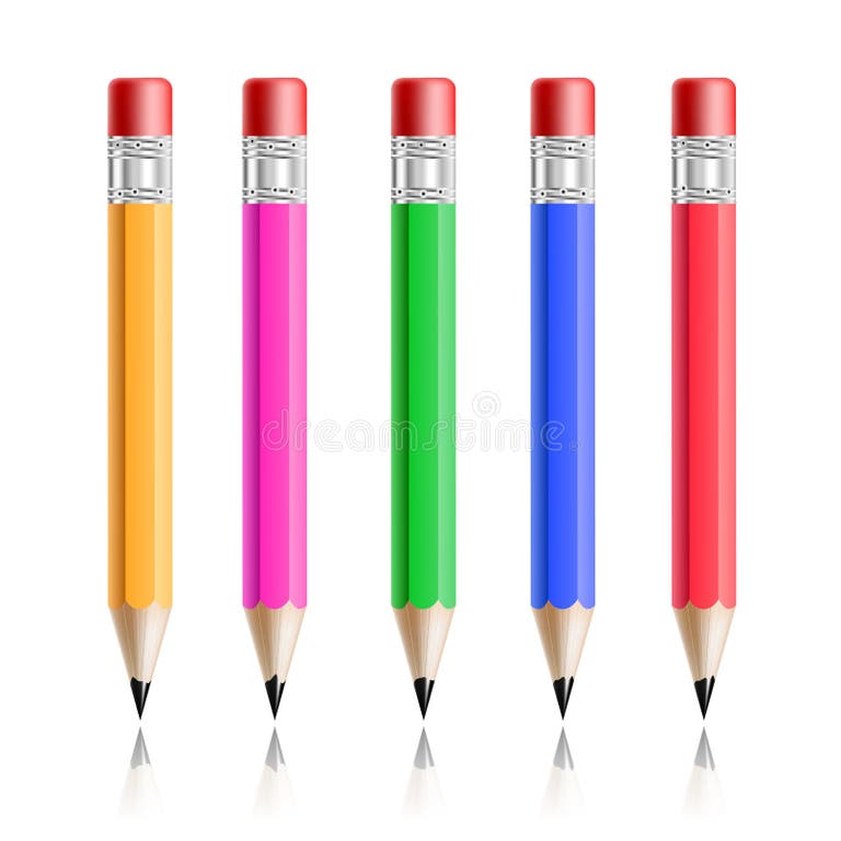 Realistic Set Pencil Stock Illustrations – 7,592 Realistic Set Pencil ...