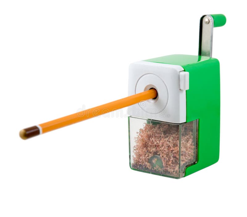 Pencil-sharpener stock photo. Image of pencil, isolated - 27950248