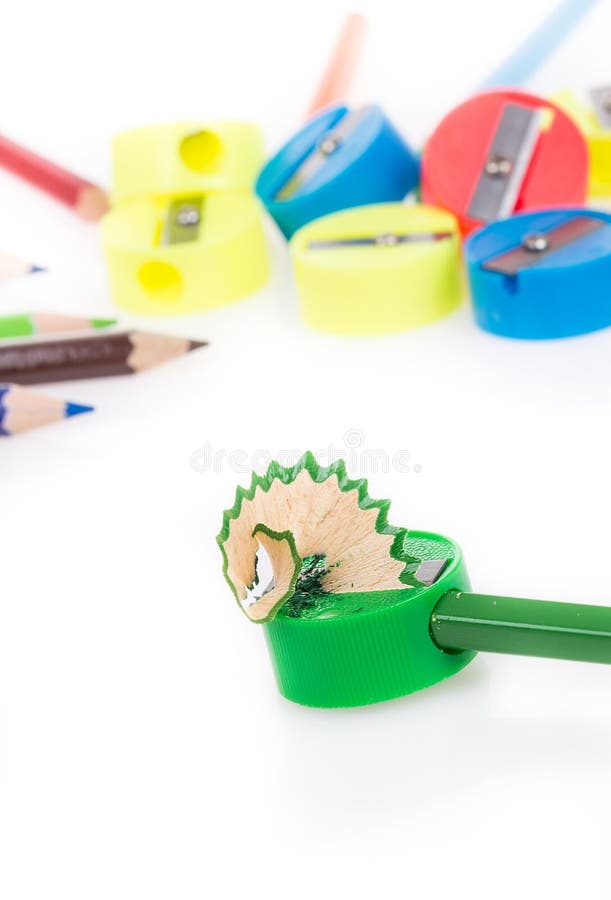 Pencil sharpener stock image. Image of metal, isolated - 43461747