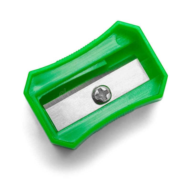 Pencil Sharpener Green Top stock photo. Image of background - 94472874