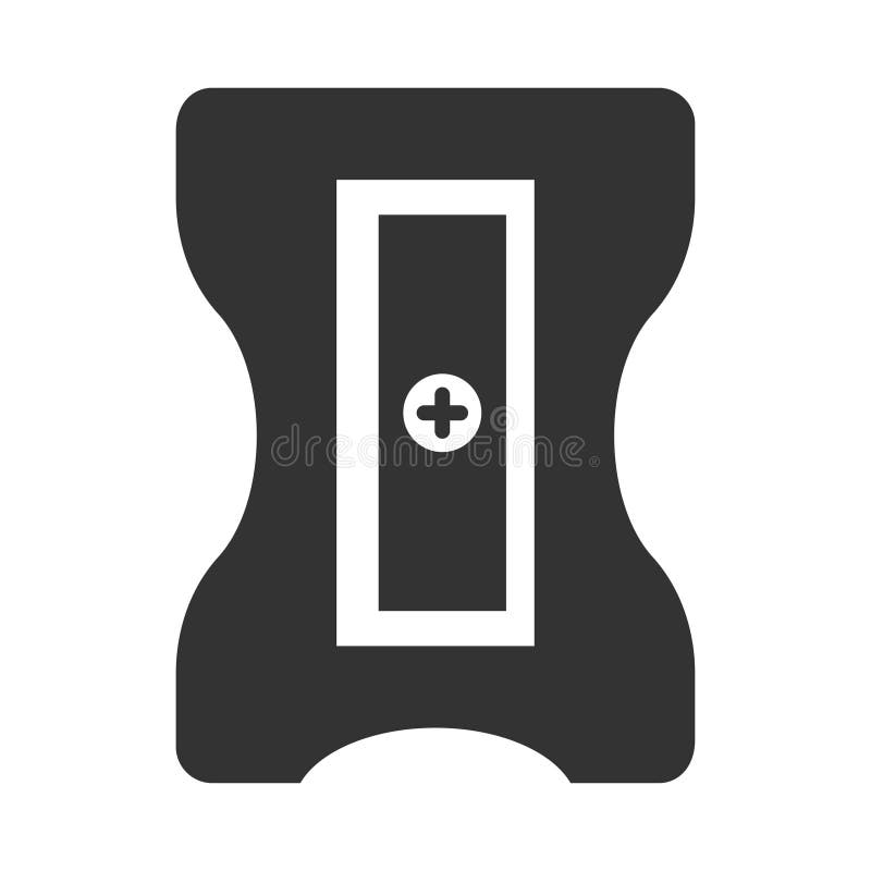 Pencil sharpener icon stock vector. Illustration of cutter - 270349462