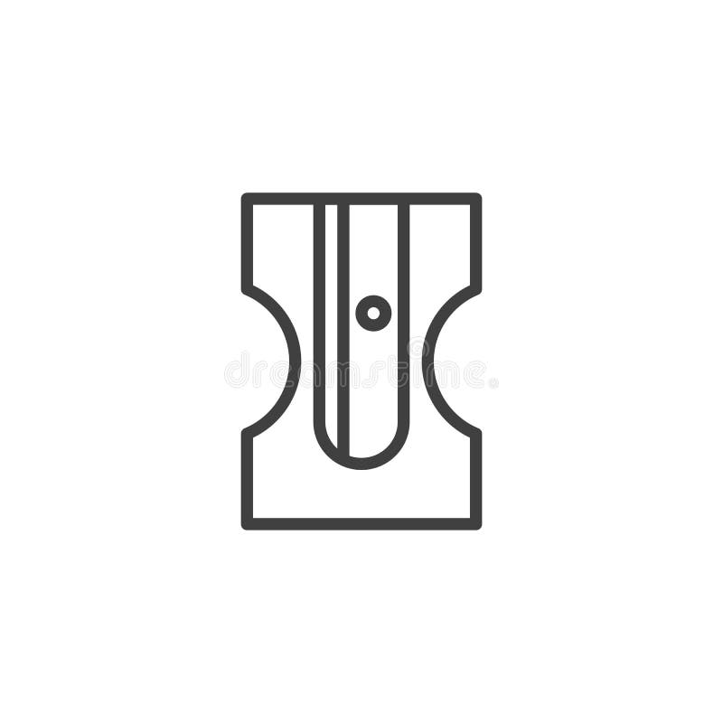 Sharpener Simple Outline Images Stock Illustrations – 170 Sharpener ...