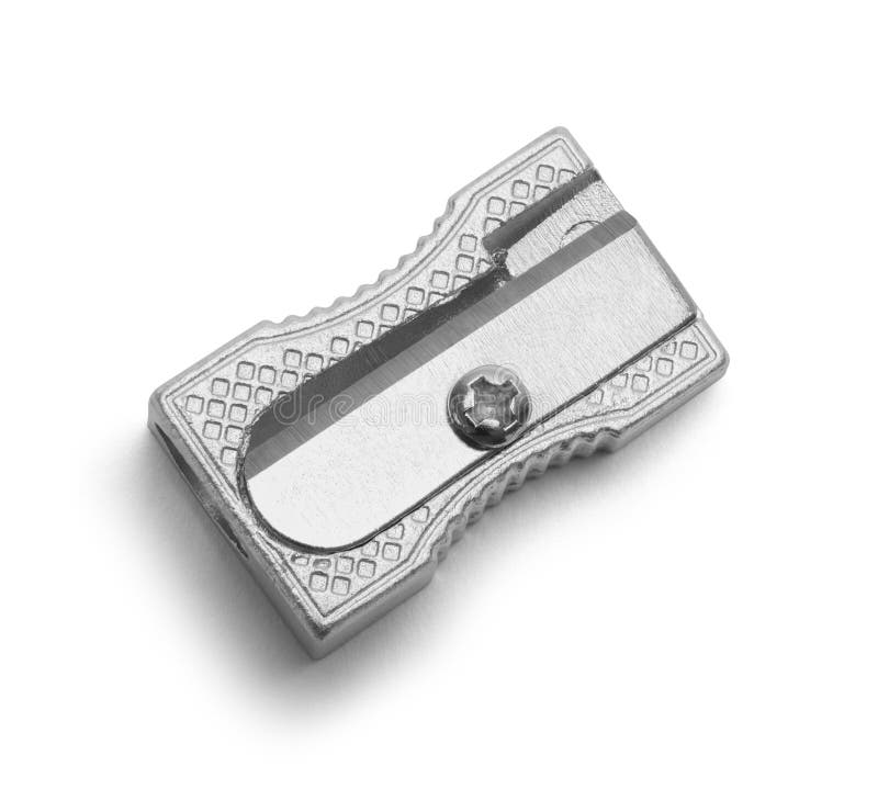 Pencil Sharpener Metal Top stock image. Image of school - 94473047