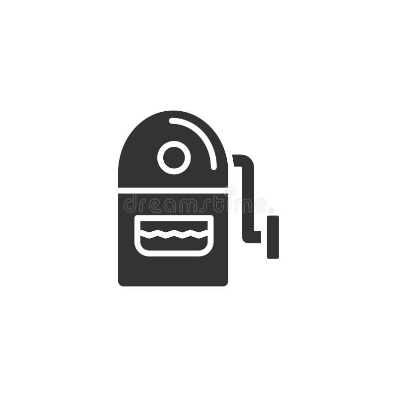 Pencil Sharpener, Pencil Icon. Simple Vector Drawing Tools Icons for Ui ...