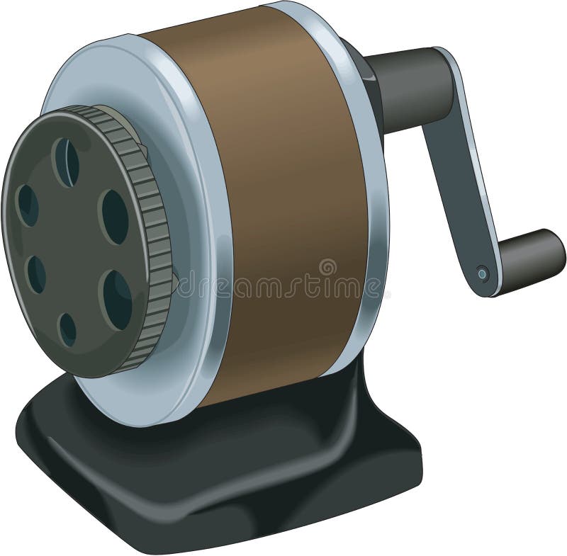 Pencil Sharpener Vector Illustration Stock Vector - Illustration of ...