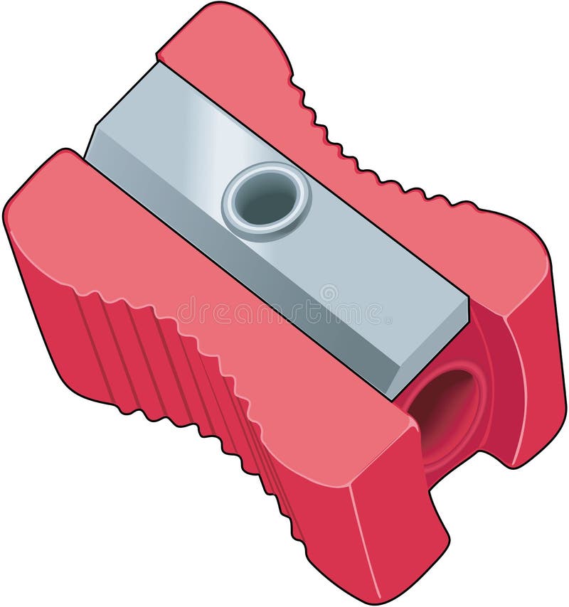 Pencil Sharpener Vector Illustration Stock Vector - Illustration of ...