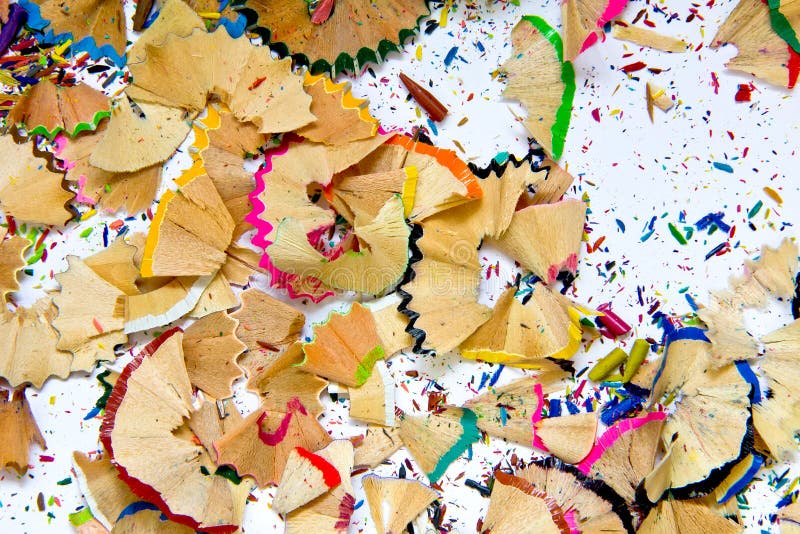 Pencil Sharpener Waste Art