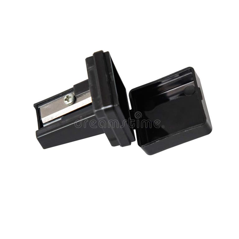 Pencil Sharpener on White Background Stock Image - Image of tool ...