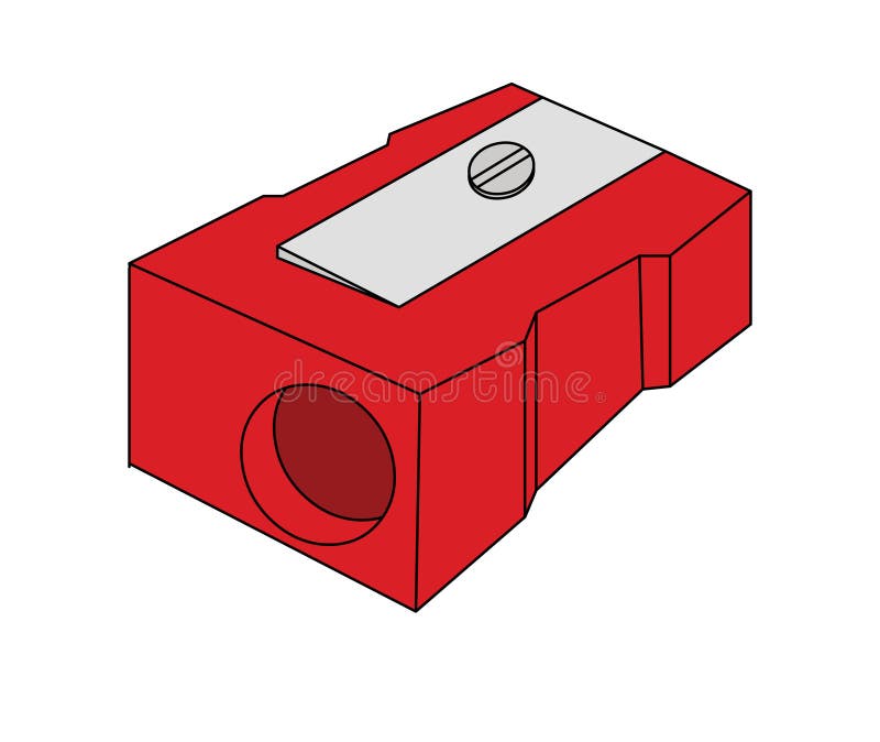 Pencil Sharpener. Vector Isolated Illustration On A White Background ...