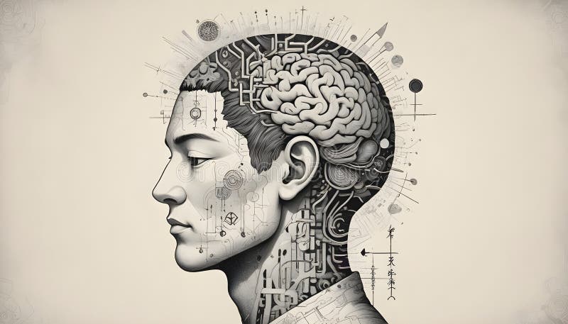 Pencil Sketch Fusion of Brain and Computer - Biological Computing ...