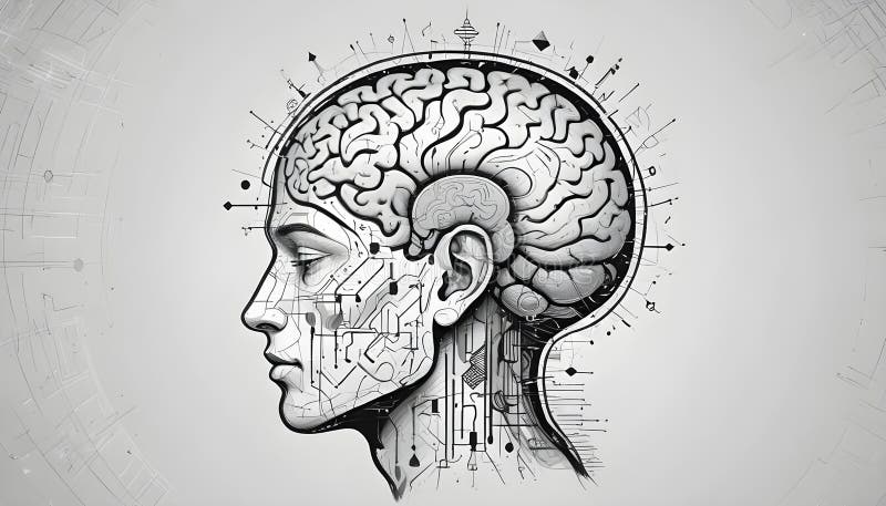 Pencil Sketch Fusion of Brain and Computer - Biological Computing ...