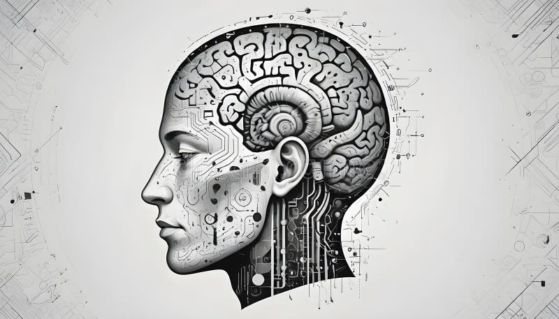 Pencil Sketch Fusion of Brain and Computer - Biological Computing ...
