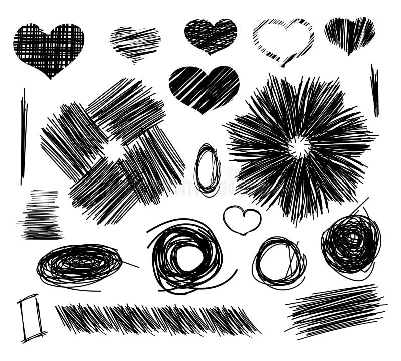 Heart Line Drawings Stock Illustrations – 1,475 Heart Line Drawings ...