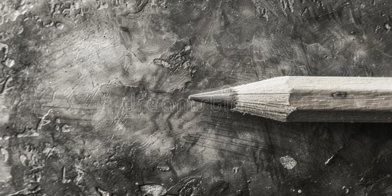 Pencil with Smeared Graphite on Paper. Creative Writing and Drawing ...