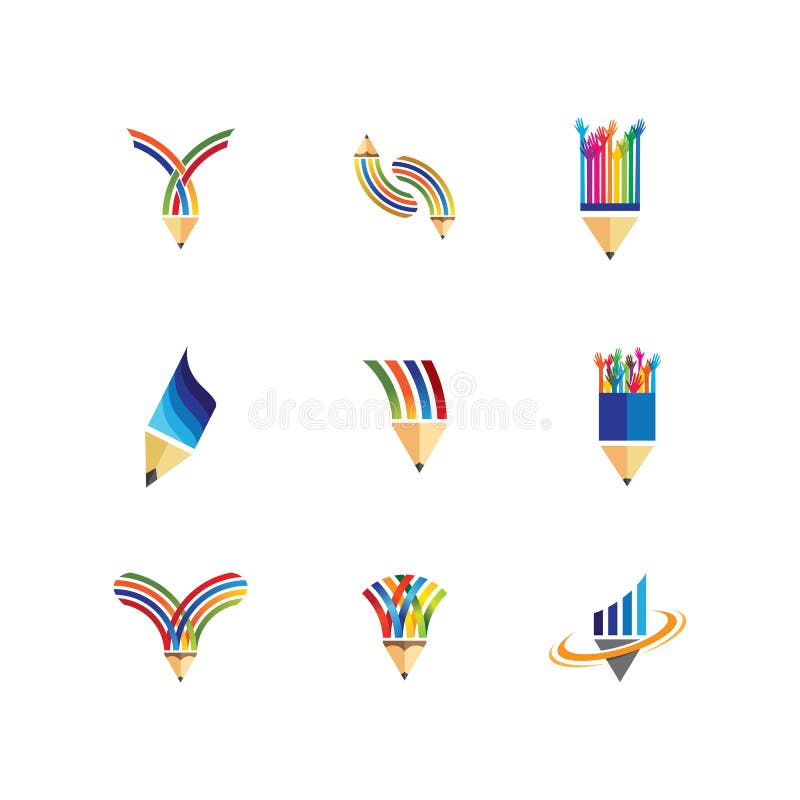 Pencil symbol vector icon stock vector. Illustration of design - 174898640