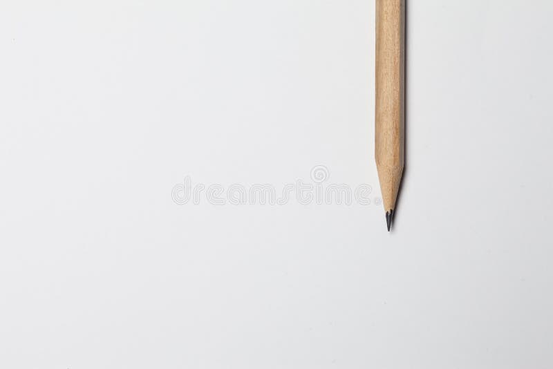 Pencil on Table, the Blogger Instrument Stock Image - Image of blog ...
