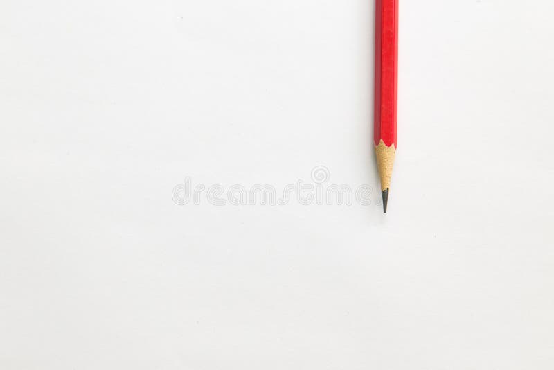 Pencil on Table, the Blogger Instrument Stock Image - Image of black ...